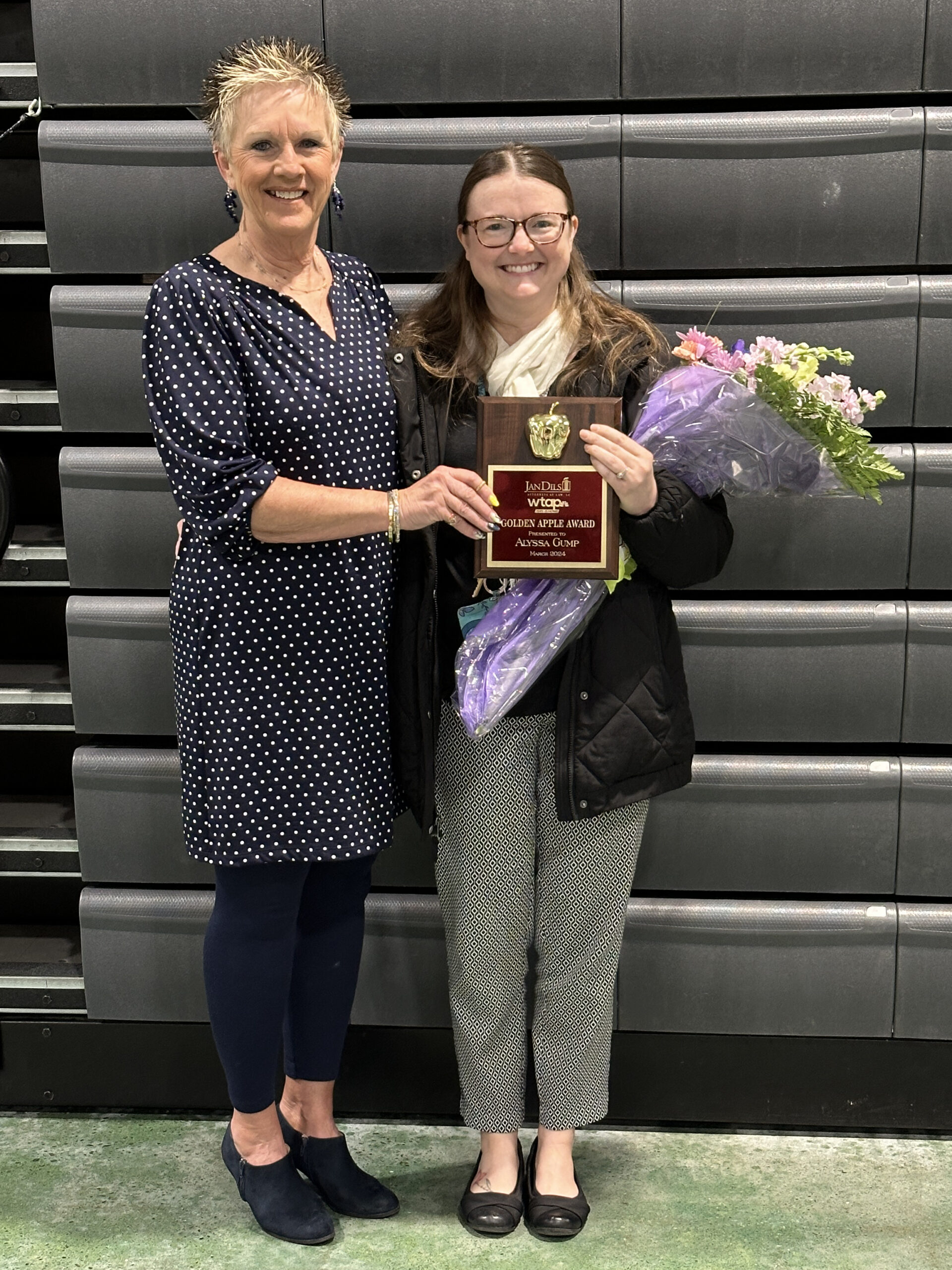 Congratulations to Our Golden Apple Award Winners! - Jan Dils ...